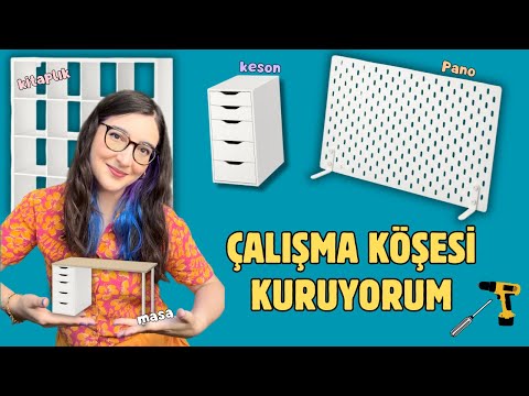 Çalışma Köşesi Kuruyorum I Düşük Bütçelere Uygun Muadil Mobilyalar