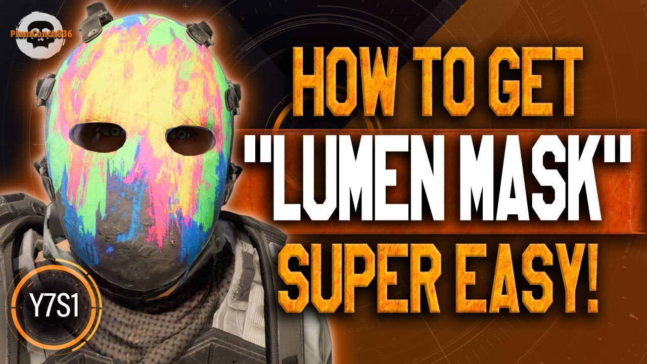 How to get NEW BROOKLYN HUNTER "LUMEN MASK!" Y7S1! Division 2 # ...