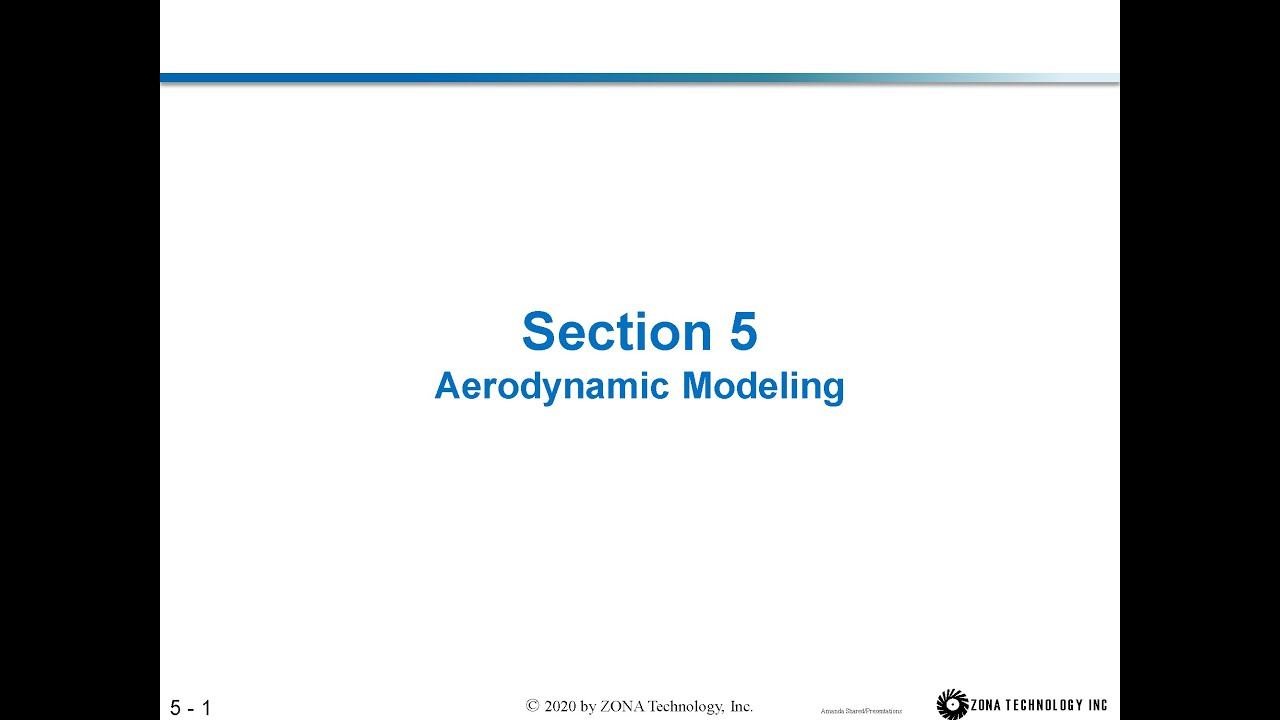 ZAERO Software Basic Training Section 5: Aerodynamic Guidelines - YouTube