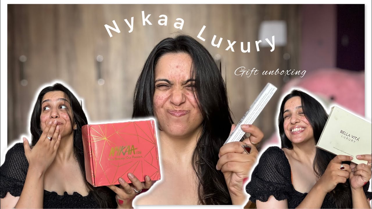 Gift Unboxing ( pt 1 ) | Nykaa LUXURY haul ⁠@Nykaa ...