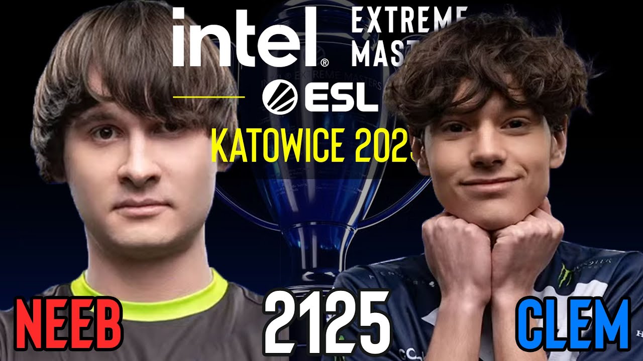 🇺🇸 Neeb (P) vs 🇫🇷 Clem (T) - Gruppe A - IEM Katowice 2023 - StarCraft 2 ...