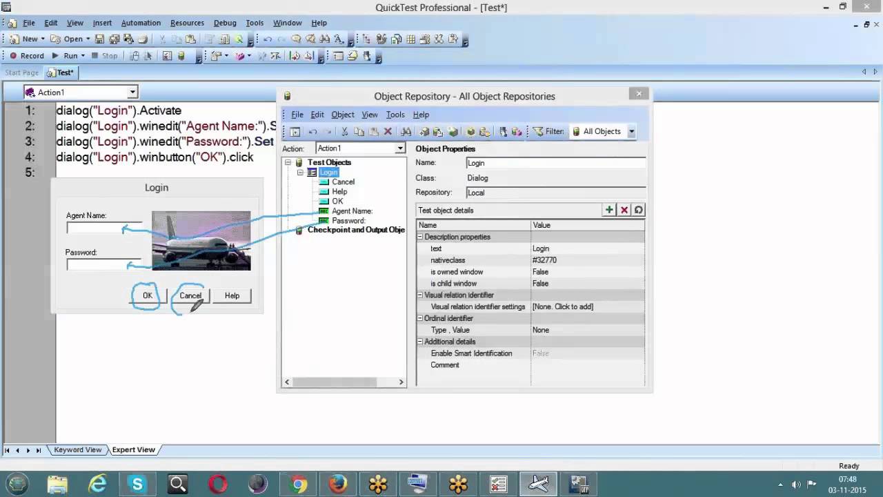 Adding Objects To Object Repository In Qtp Pre Learning Youtube