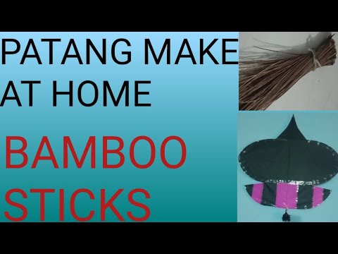 Patang making at home|# Patang banana Ka tarika Full video in Detail ...