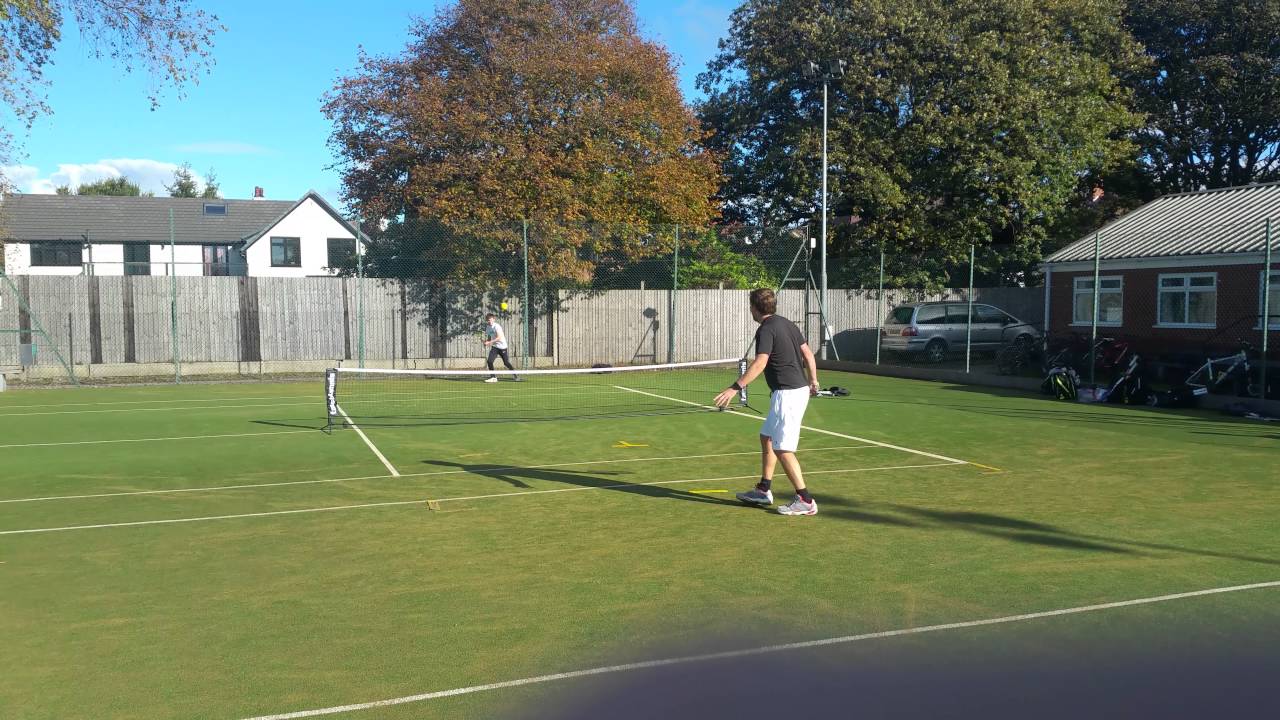 Touch tennis at campion - Ben vs Jack - YouTube