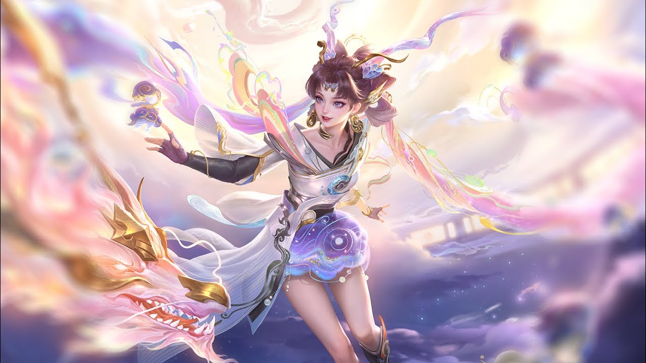 Lần Đầu@jeicus_aov Test Skin Violet Vọng Nguyệt Long Cơ Bilike ...