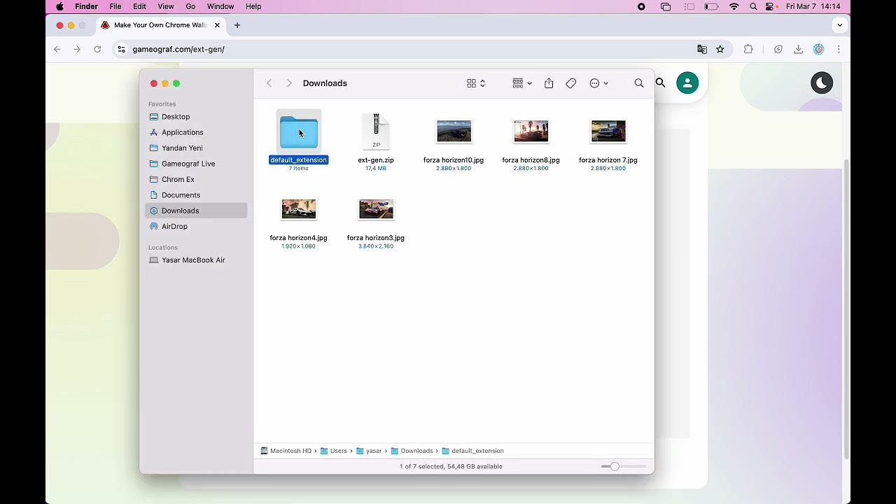 Make Your Own Chrome Wallpaper Extension - YouTube