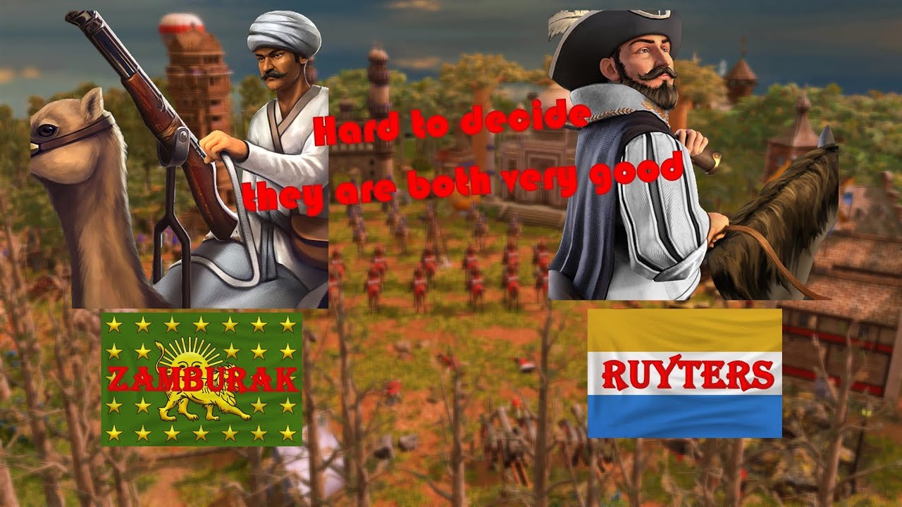 Can ruyters be the game's top 1 pop dragoon type units? Age of Empires ...