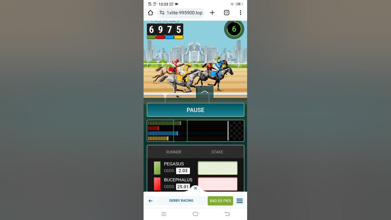 1xbet dubby racing game tricks /hourse racing /online earing 2024 urdu Hindi tricks - YouTube