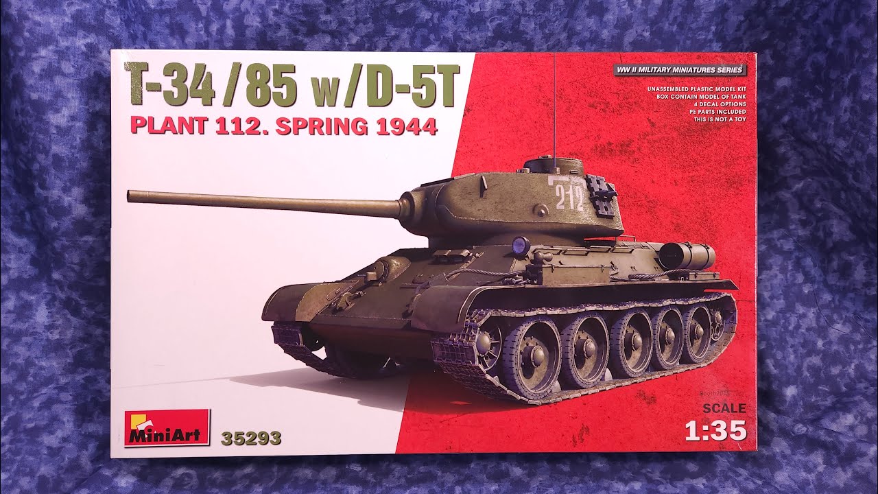MiniArt T-34/85 - YouTube