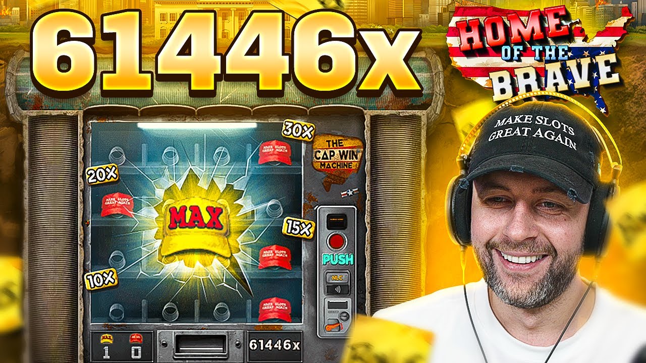 We did HUGE $3,330 SPINS on the *NEW* HOME OF THE BRAVE SLOT!! (Bonus ...