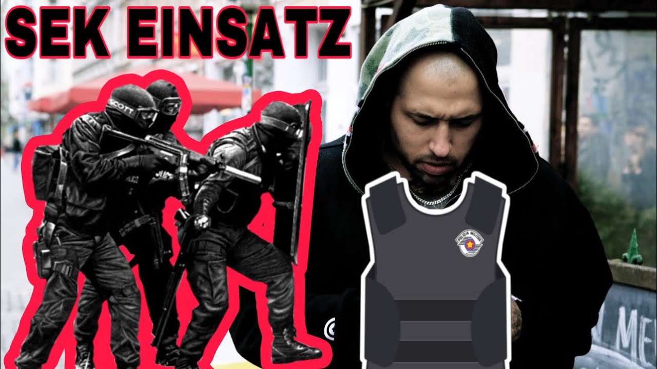 Julian Williams aka J-Luv SEK Einsatz während des Livestream ...