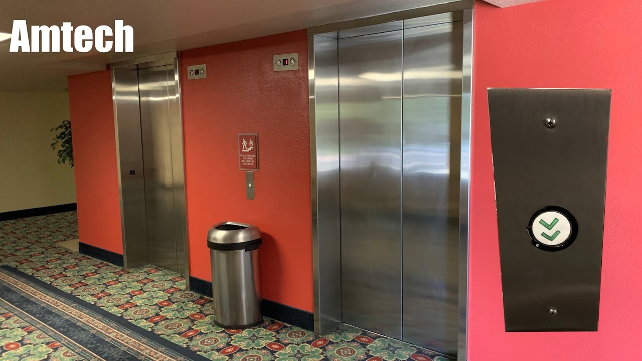 Amtech Hydraulic Elevators at the Governors Inn in Sacramento, CA - YouTube