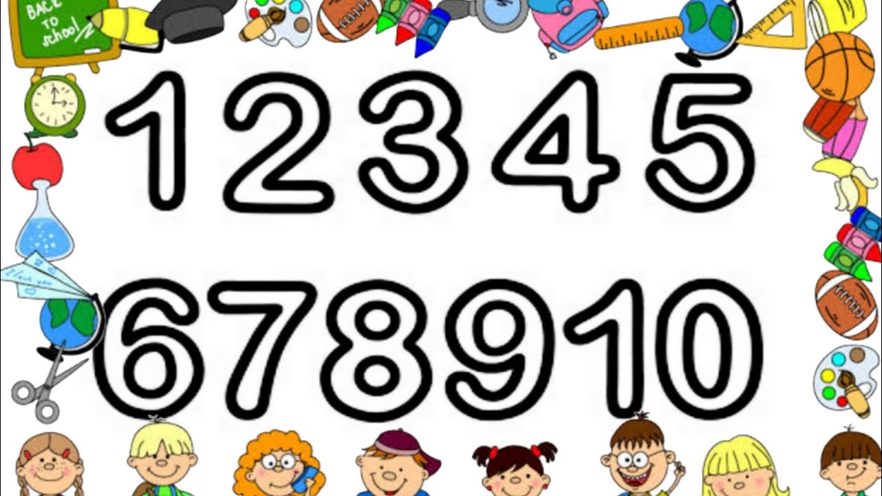 ( Numbers ) Learn Numbers with Marker Pen Coloring Pages - YouTube