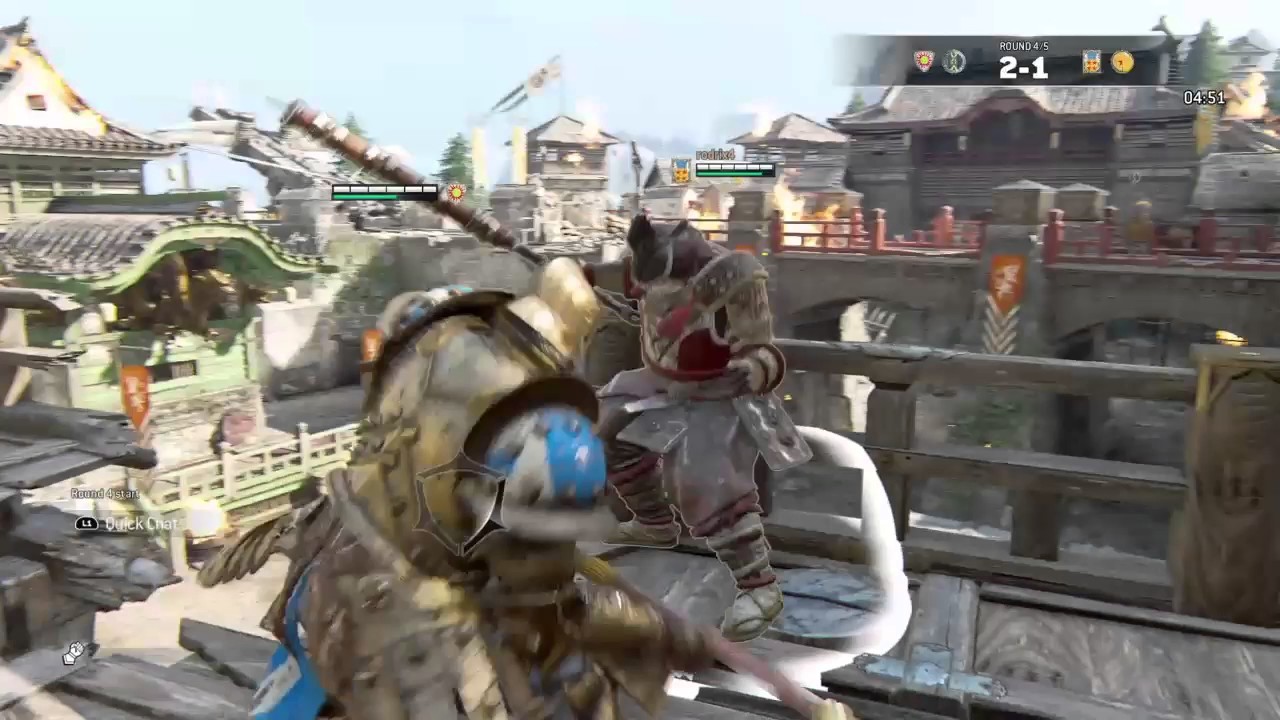 For Honor - Oni Charge Guard Break - YouTube