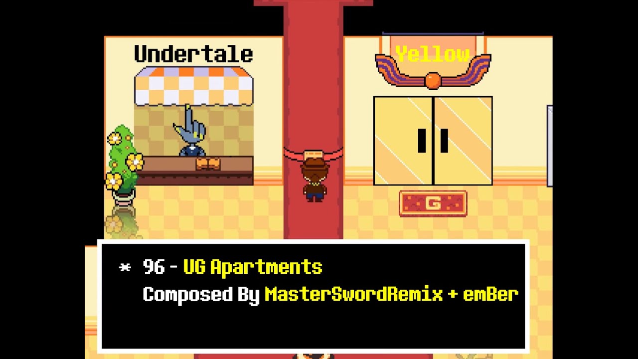 Undertale Yellow - 096 UG Apartments (15 minute loop) - YouTube