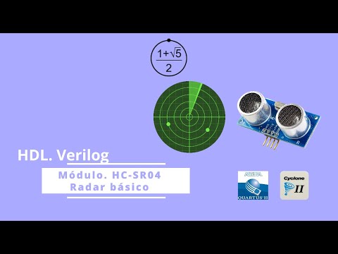 HDL. Verilog. HC-SR04 Radar básico con LEDs - YouTube