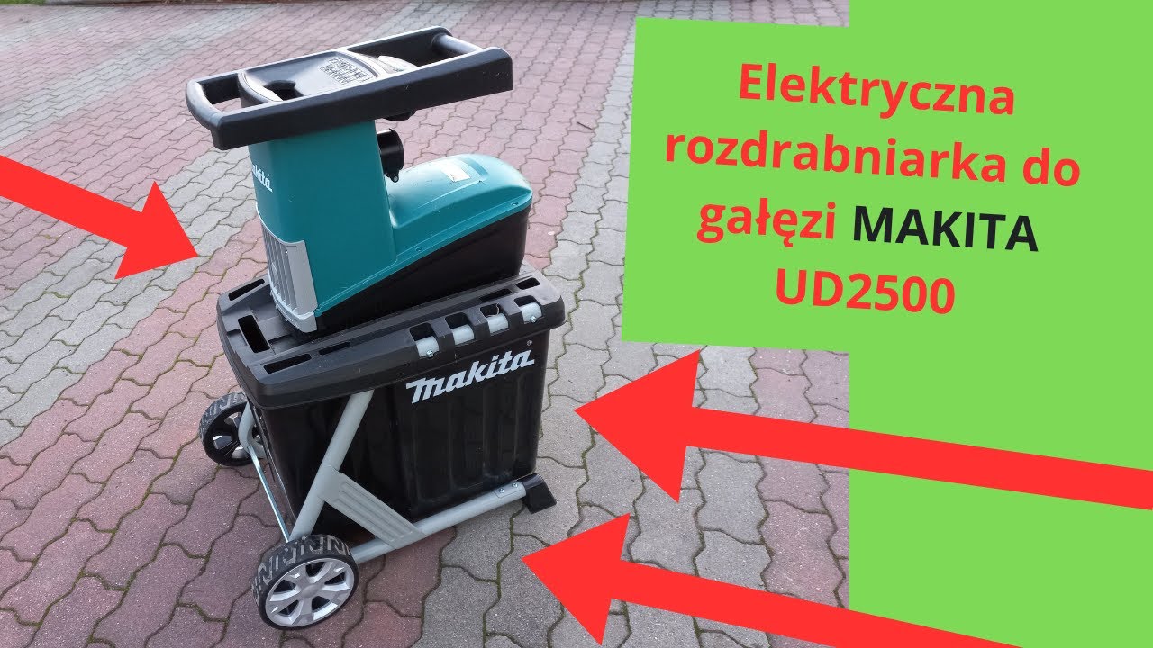 Rozdrabniacz do gałęzi MAKITA UD2500 - YouTube