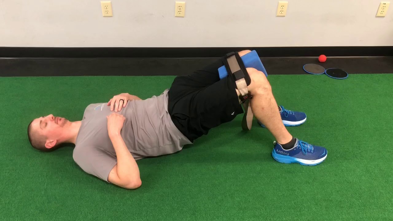 Bridge with Alternating Hip Isometrics - YouTube