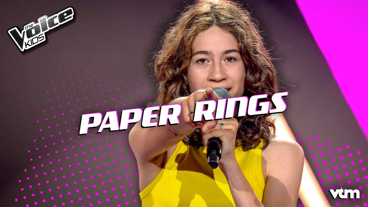 Claire - 'Paper Rings' | Knockouts | The Voice Kids | VTM - YouTube