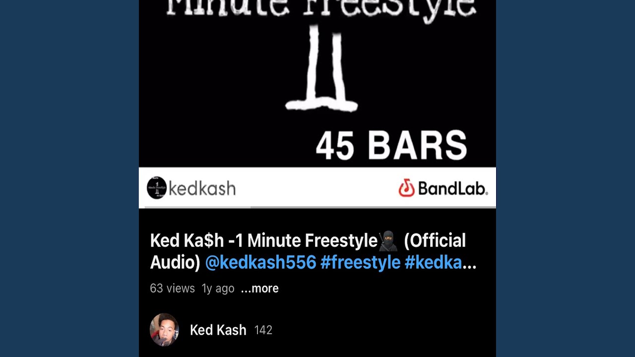 1 Minute Freestyle - YouTube
