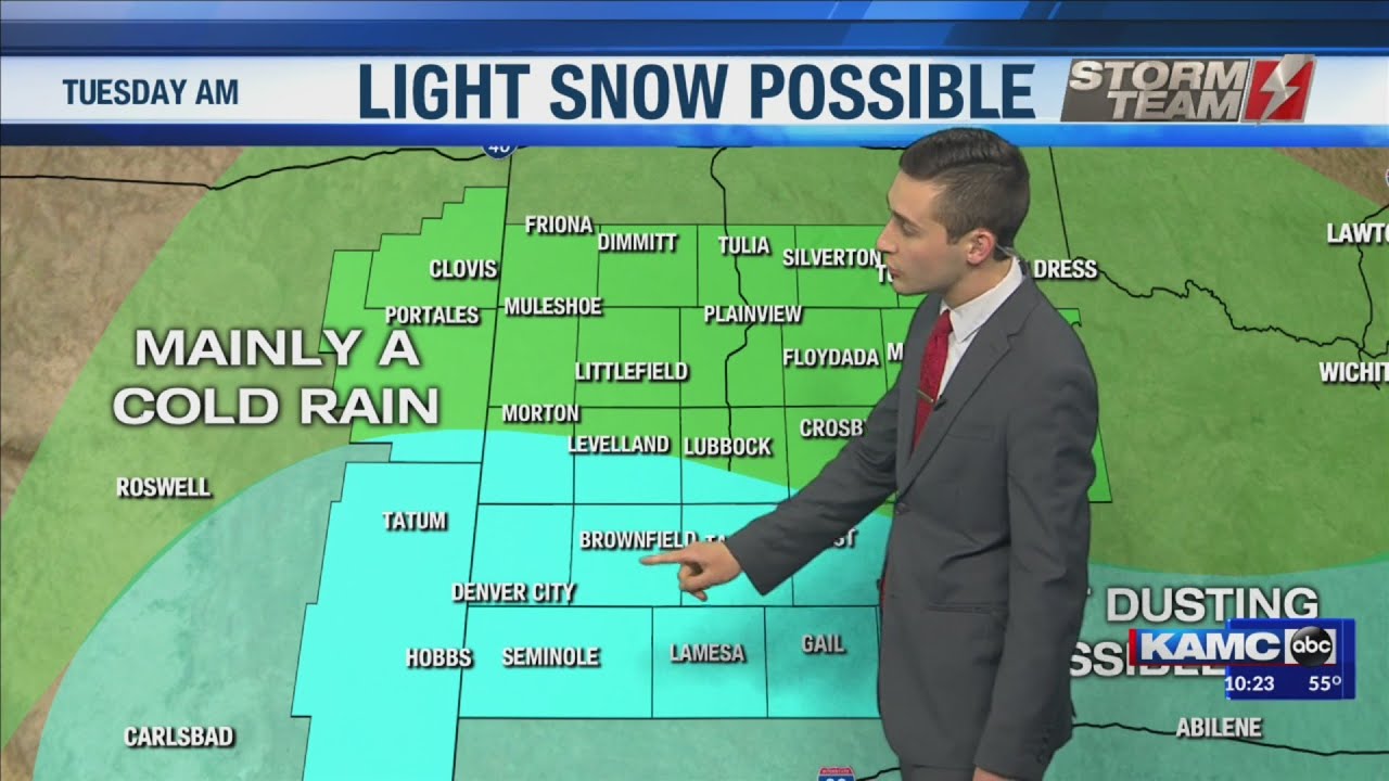 KAMC Weather Webcast with Meteorologist Jacob Riley: December 8th, 2019 ...