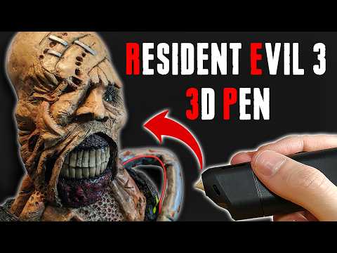 Making Resident Evil Nemesis Figure with 3D PEN