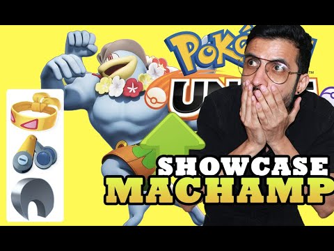 Machamp llega del gym al meta 💪 | Pokémon Unite - YouTube