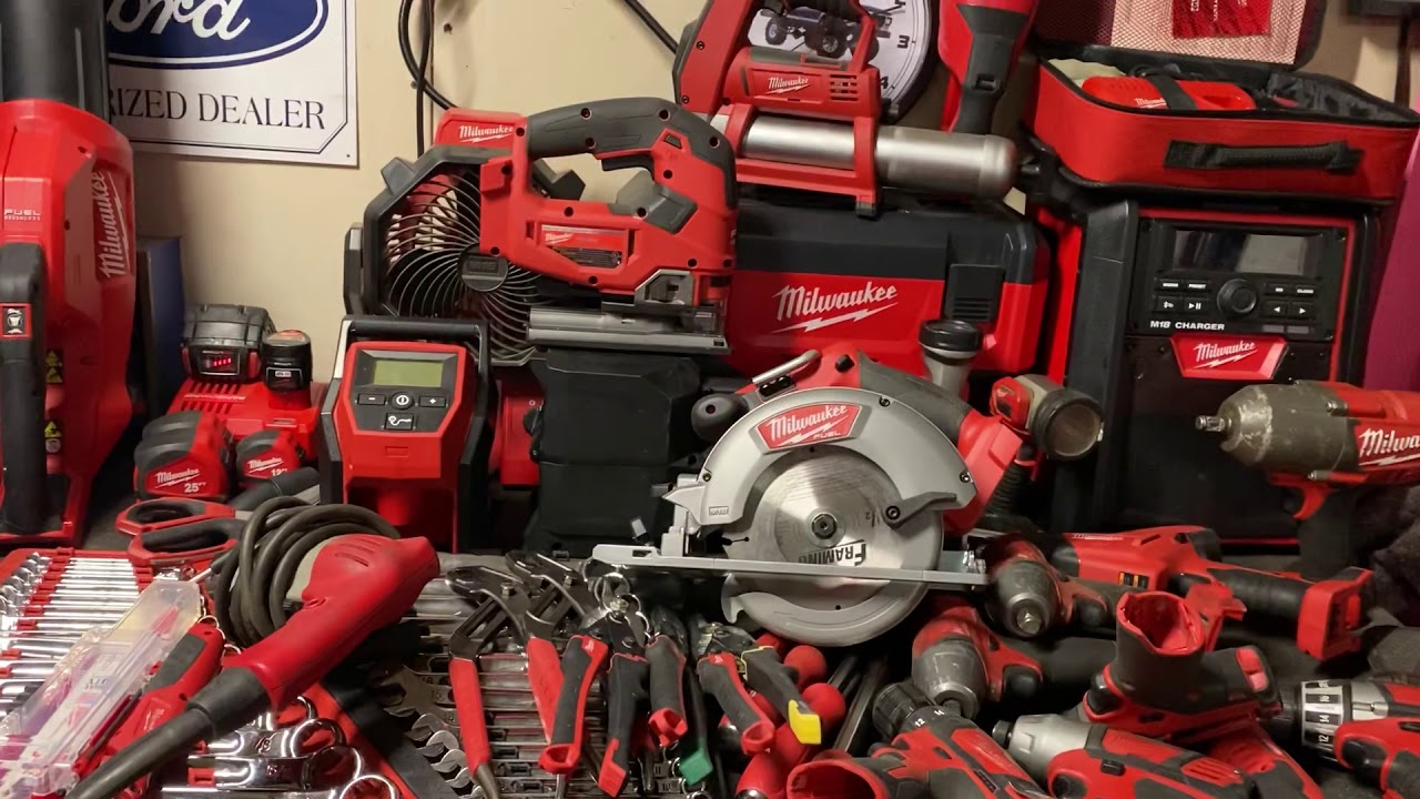 Milwaukee tool collection - YouTube