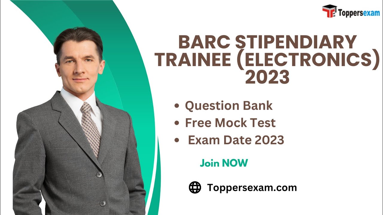 BARC STIPENDIARY TRAINEE (ELECTRONICS) Question Paper 2023, Update ...