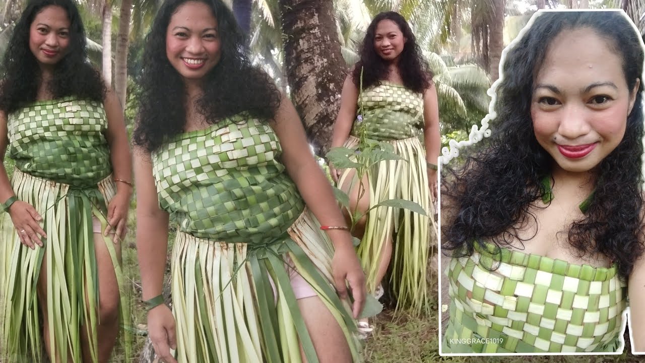 d.I.Y coconut leaves Simple Costume|| #diycrafts #diy #video #costume # ...
