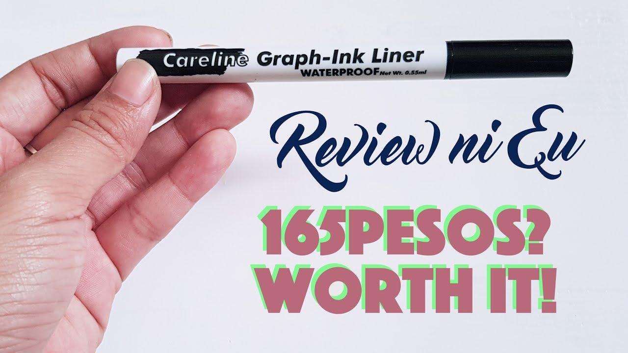 CARELINE Graph-Ink Liner | REVIEW & IMPRESSION - YouTube