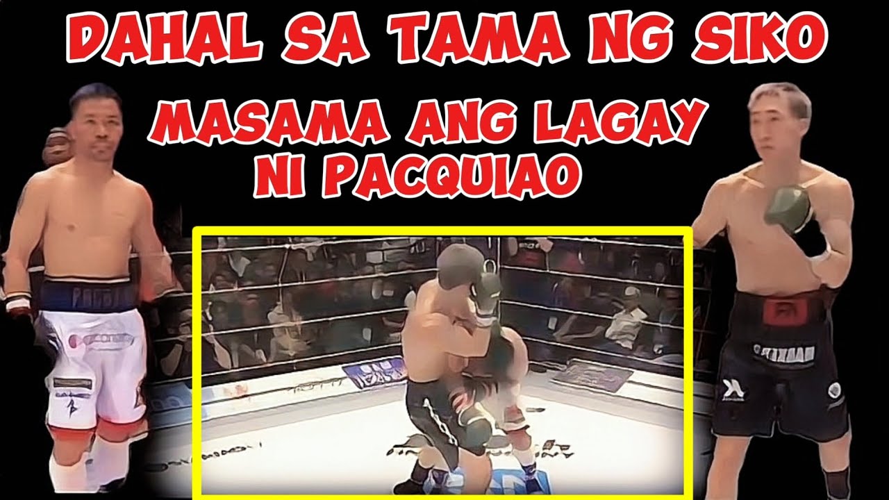 DAHIL SA SIKO PUMAGA ANG BATOK NI PACQUIAO DELIKADO ANG LAGAY NITO ...
