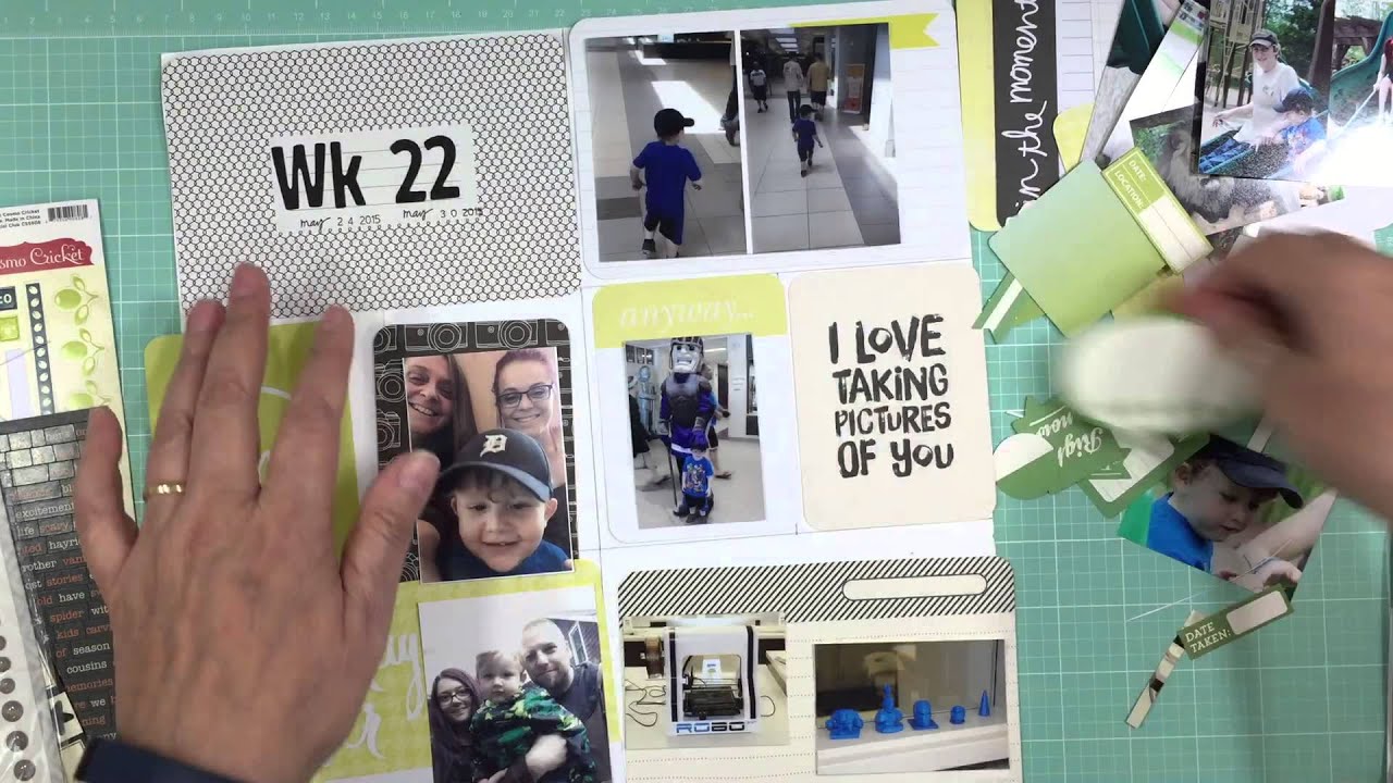 Mix it Up Mondays--Project Life Catching up - YouTube