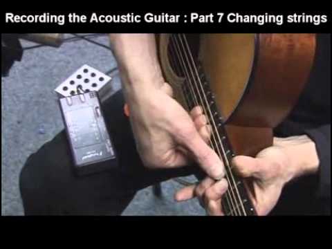 How to record Acoustic Guitar Part 7 - YouTube
