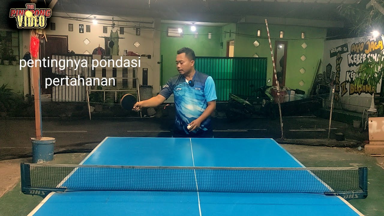 Latihan Block untuk Menghadapi Pemain Agresif dalam Tenis Meja - YouTube