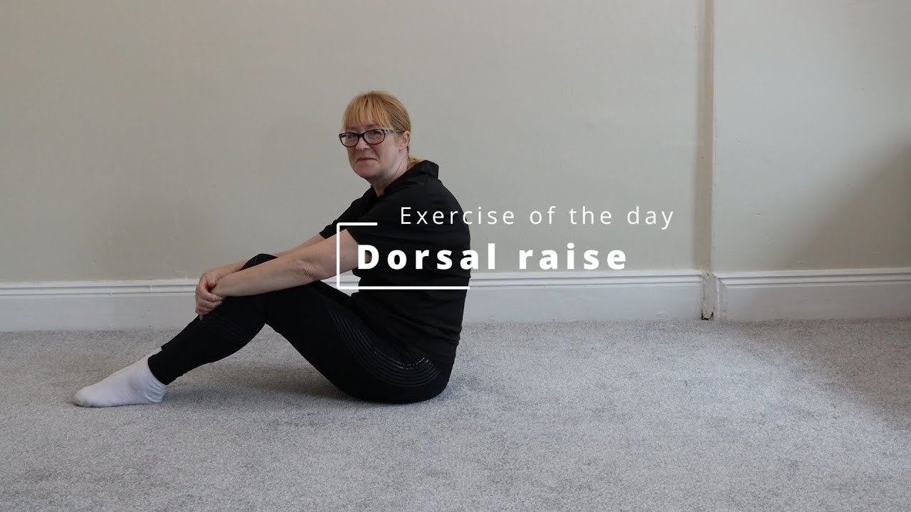 Home Exercise: Dorsal raise - YouTube