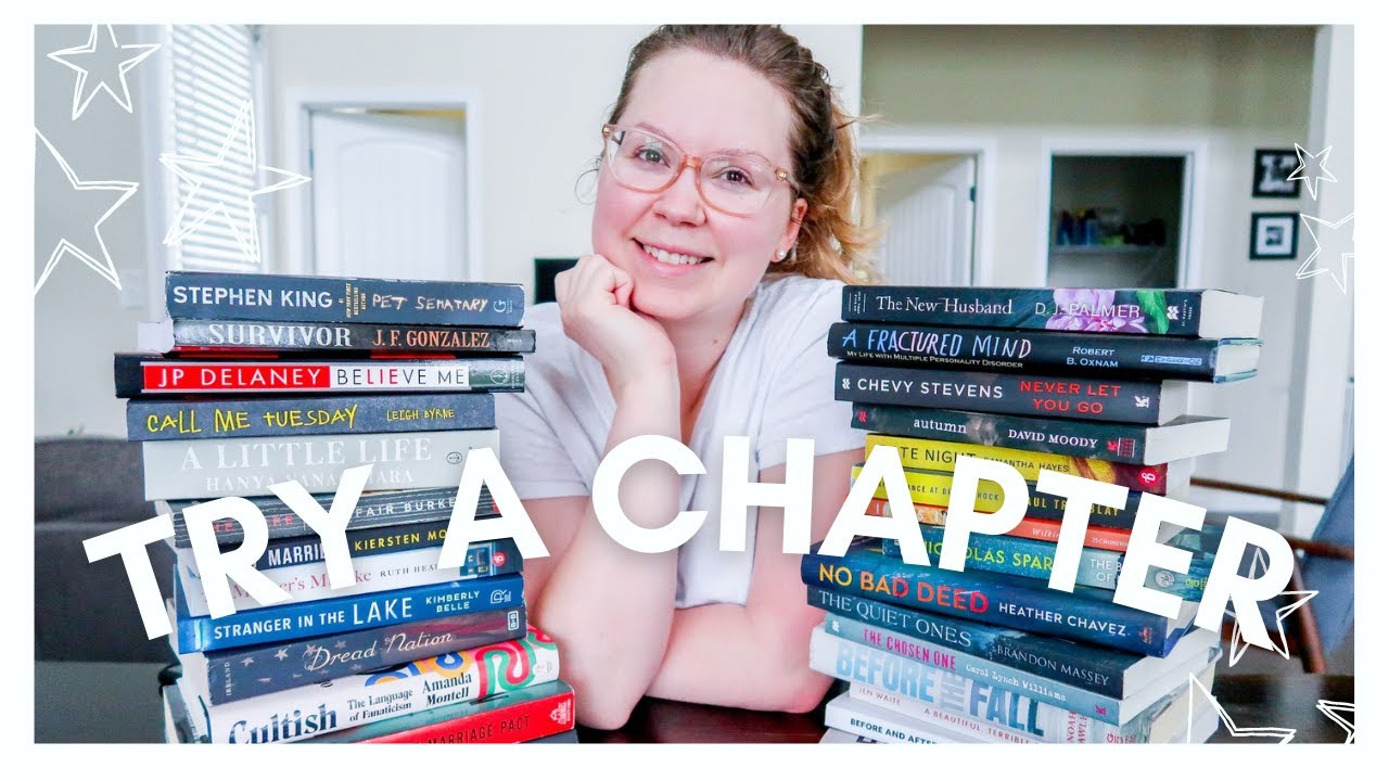 TRY A CHAPTER || reading the first chapter of EVERY book I own [and ...