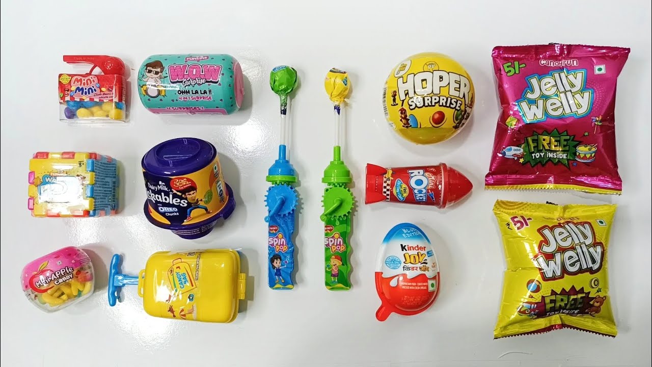 Collection Of Surprise Toy Candies and Kinder Joy | Lot's of Surprise ...