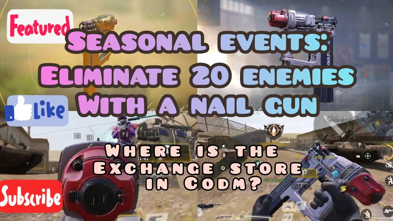 UNLOCKING THE NAIL GUN | WHERE TO GET IT? WHAT IS EXCHANGE STORE? # ...