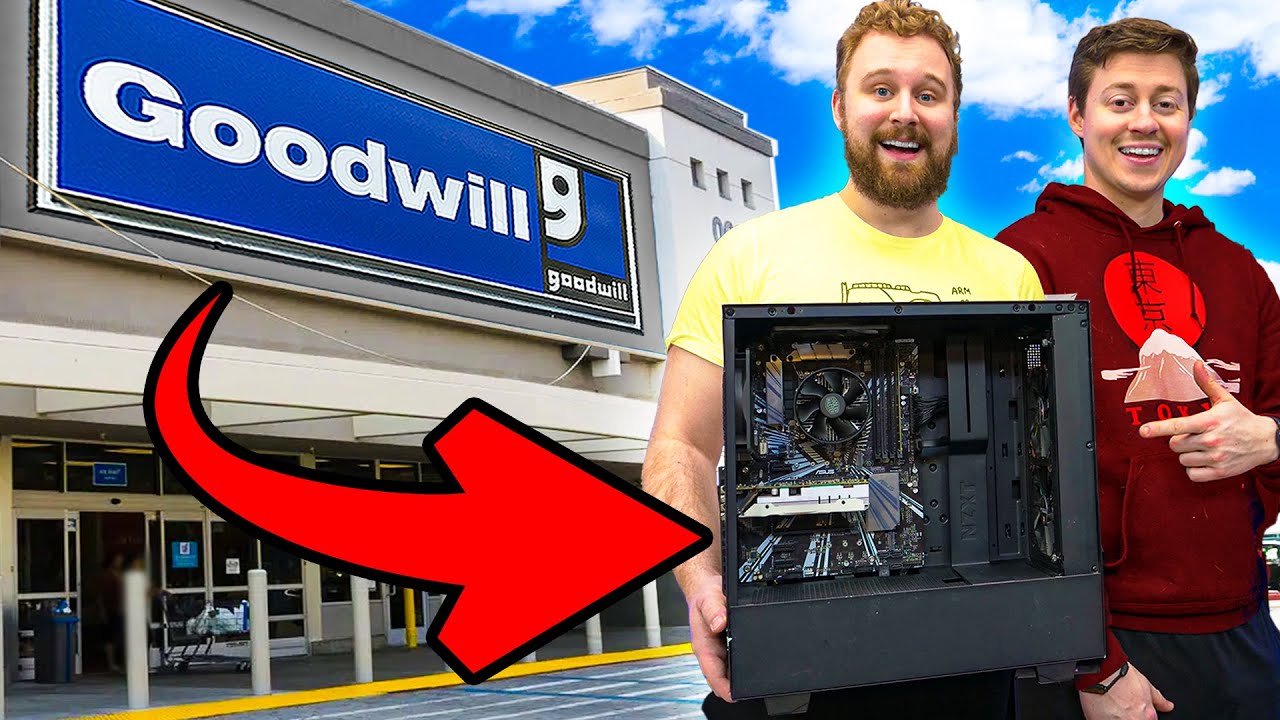 We Bought a $200 Gaming PC From Goodwill.... - YouTube