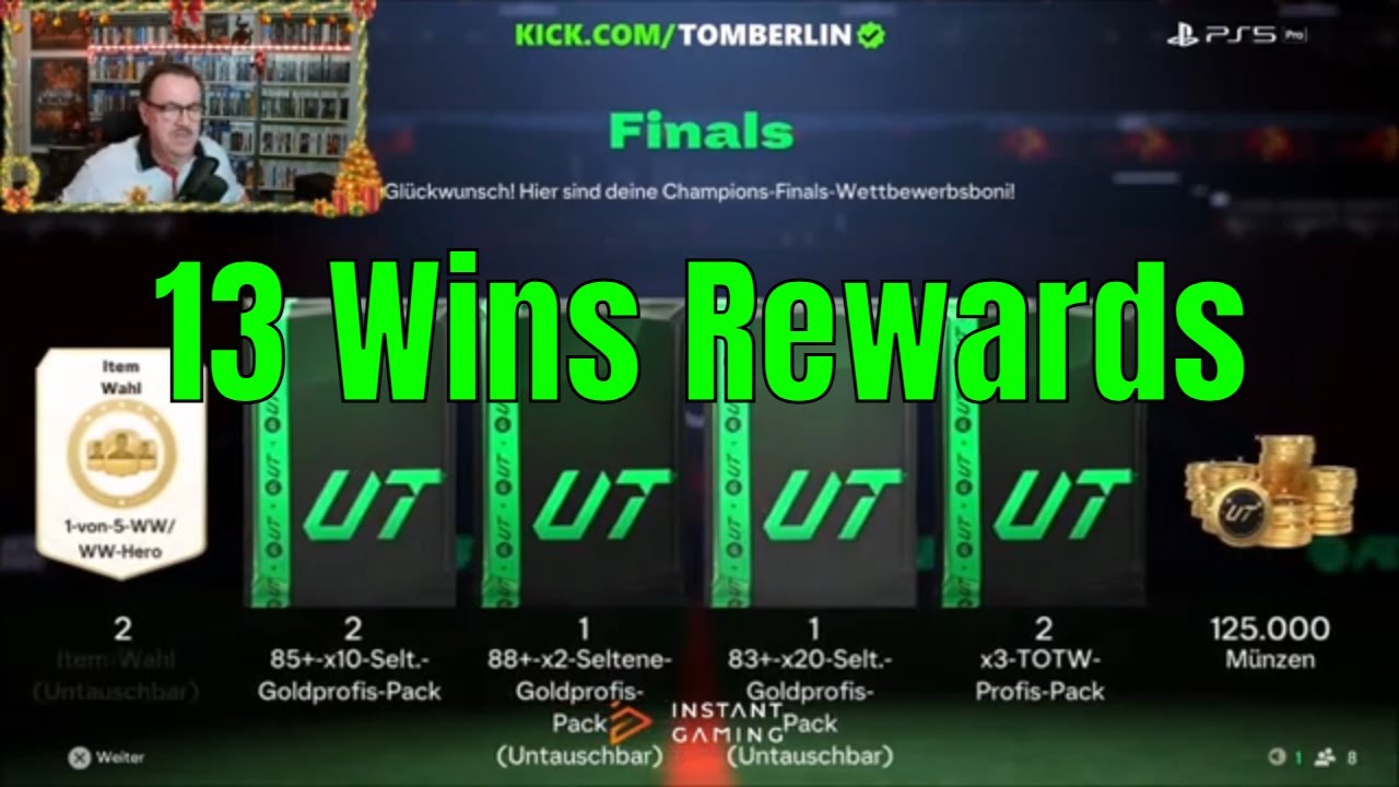 🎁 13 Wins-Supporter-Rewards | 30.12.24 🏆 - YouTube