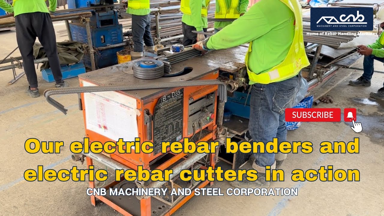 Construction Site for a Grand Project | Rebar Bender and Rebar Cutter ...
