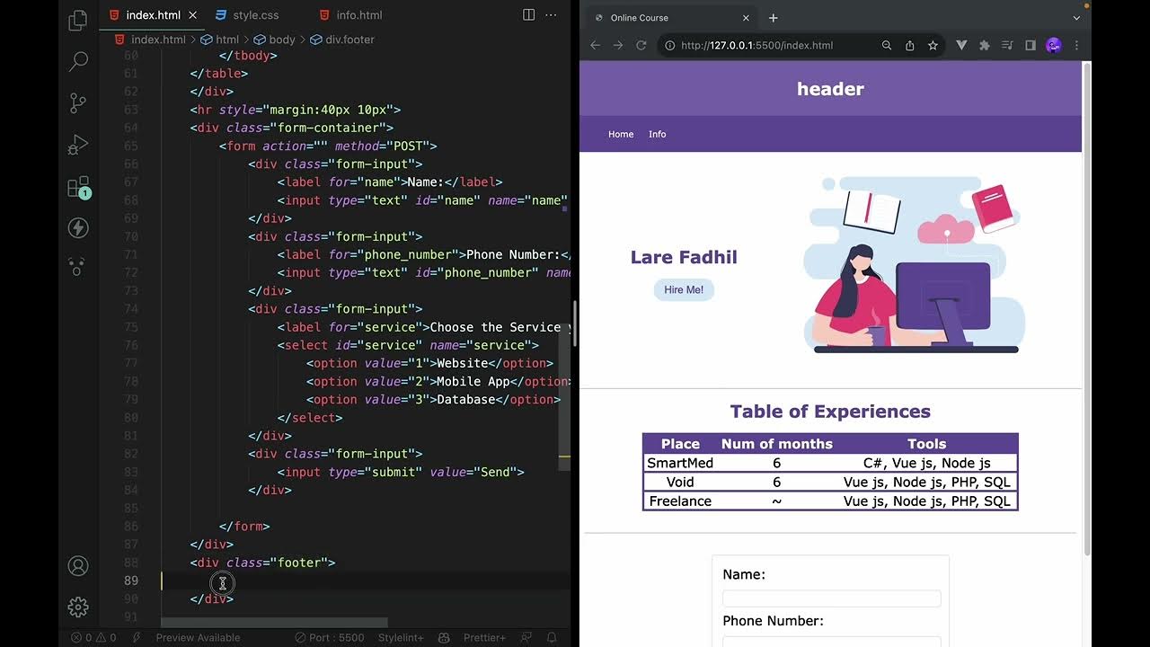 HTML, CSS and JS Course 24 [Kurdish] - YouTube