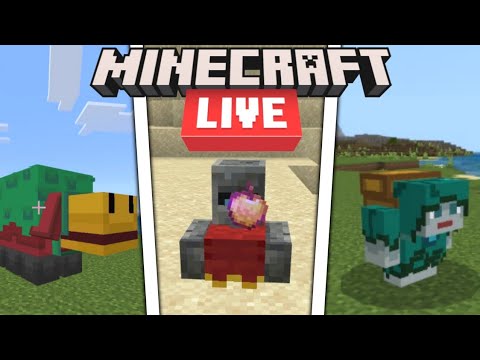 Minecraft Live 2022 Mob Vote Addon! - Sniffer, Rascal, Tuff Golem - YouTube