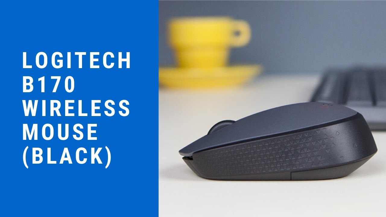 Logitech B170 Wireless Mouse (Black) - YouTube