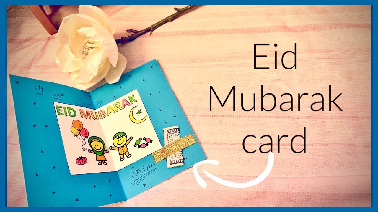 Eid card ideas | diy eid greeting cards | diy eidi envelops ...