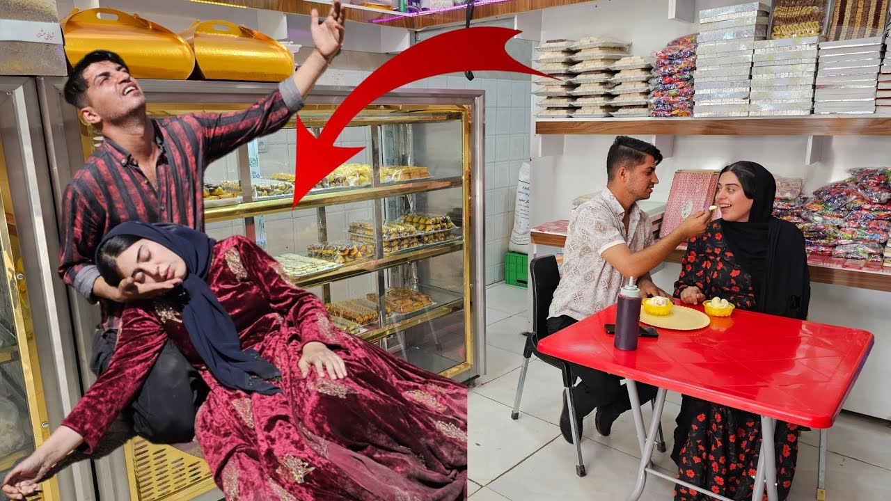 Mustafa's crying over Khadijeh's head: a rare and expensive drug - YouTube