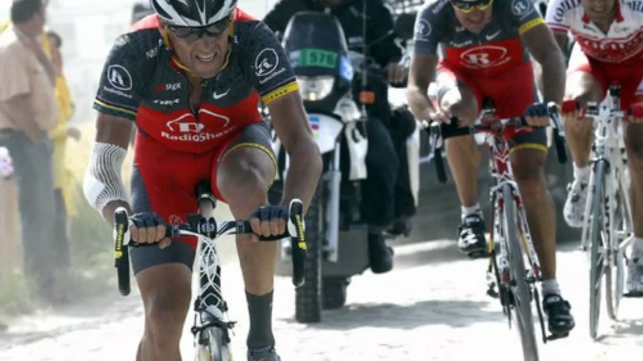 Lance Armstrong Was back on his Bike - YouTube