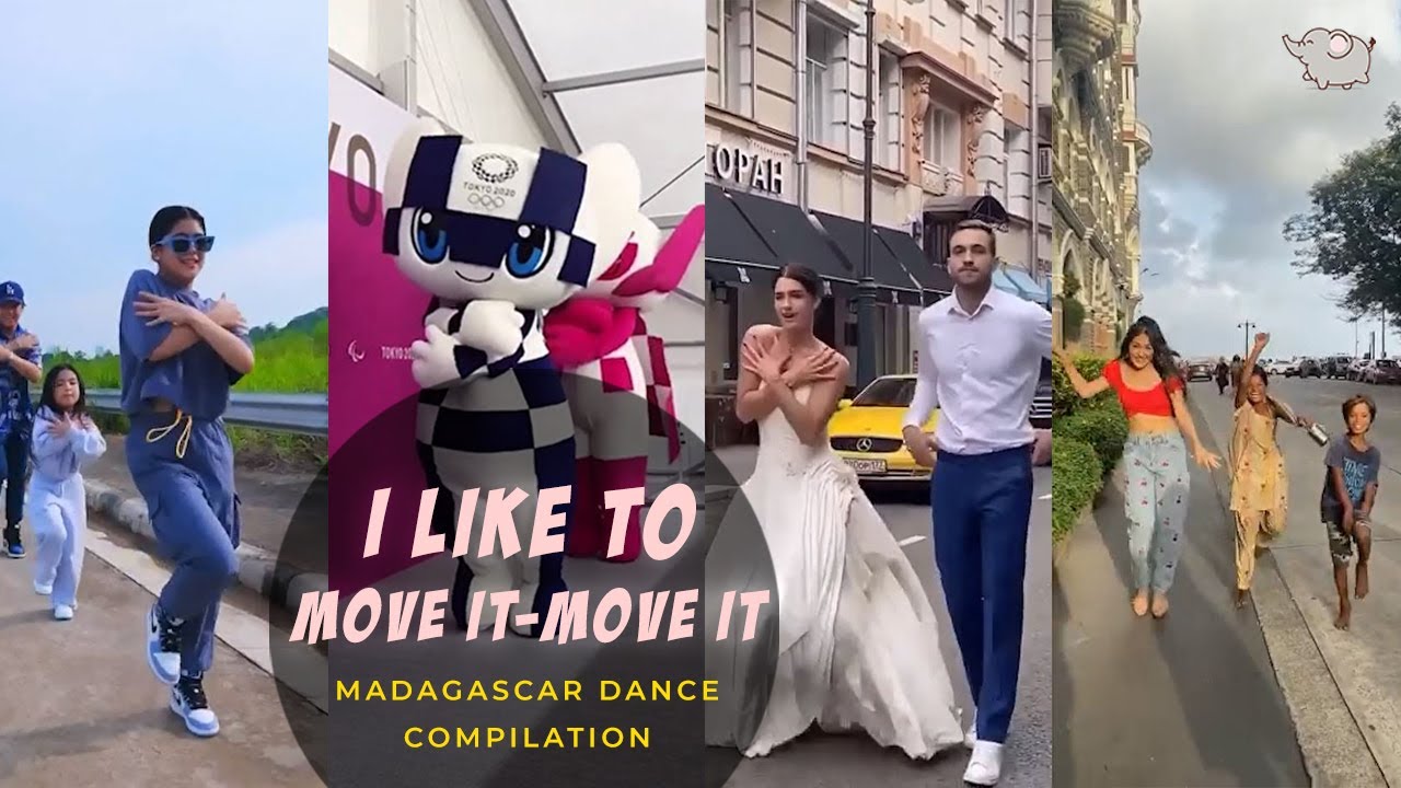 I LIKE TO MOVE IT TIKTOK DANCE | COMPILATION OF MADAGASCAR DANCE ...
