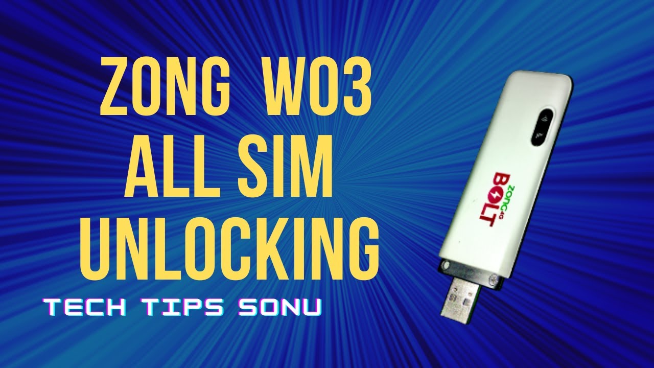 Zong w03 unlock | All sim without open | W03 fast boot unlock| by tech ...